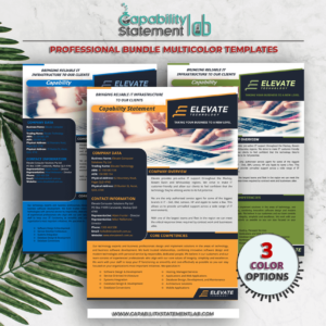 Janitorial Services Capability Statement Template » MS Word Editable