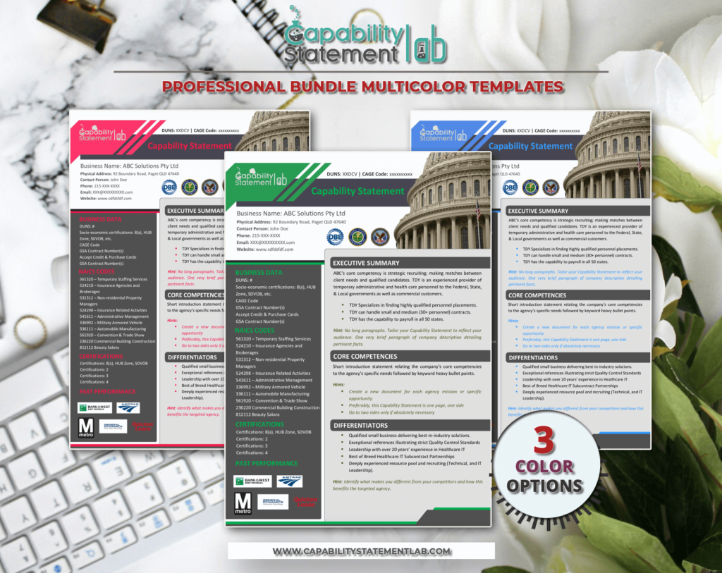 IT Services Capability Statement Template » Capability Statement Lab